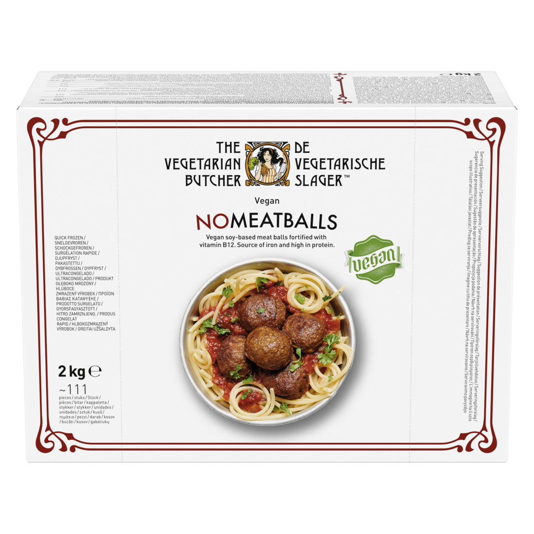 The Vegetarian Butcher No Meatballs 1x2kg (vegan)